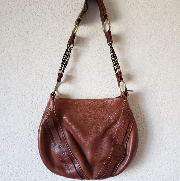 Frye | Bags | Fyre Browntan Leather Purse Hobo Satchel Shoulder Bag ...